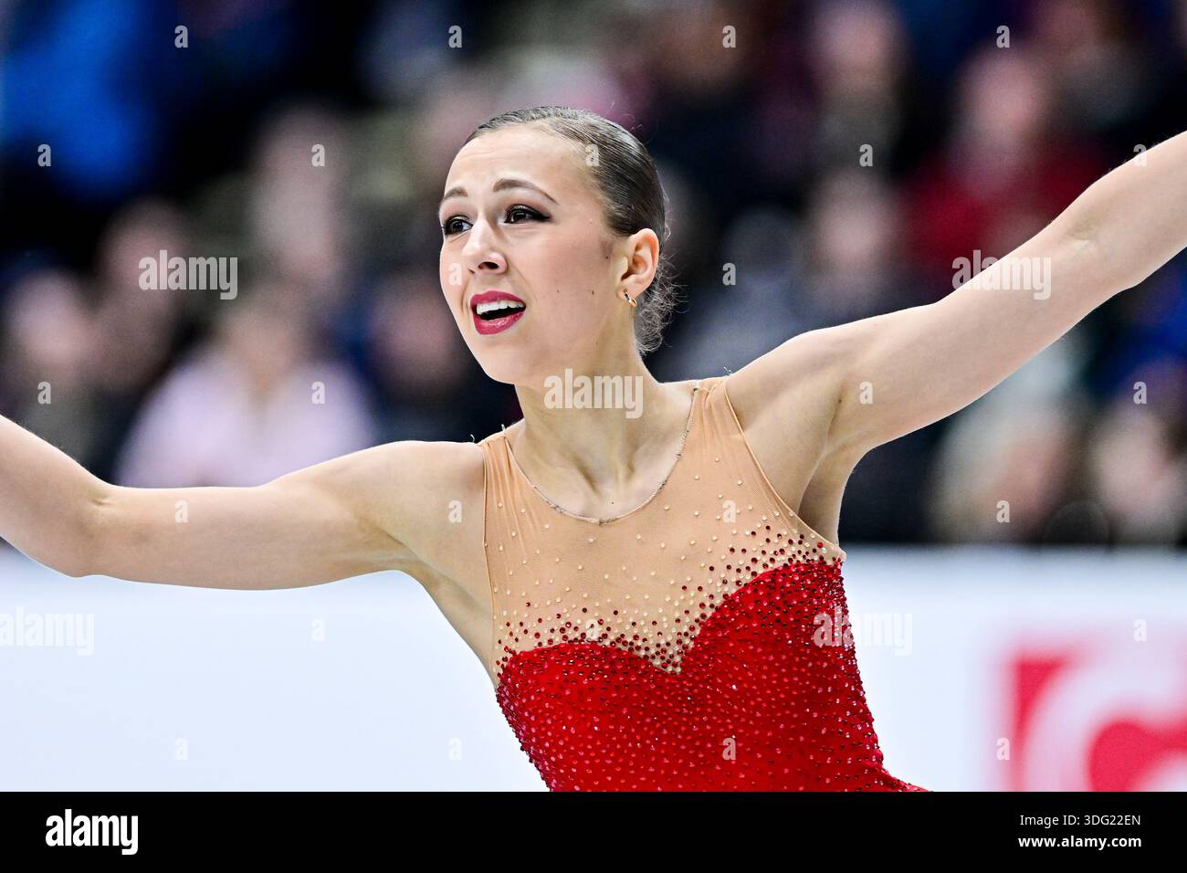 Livia KAISER (SUI), during Women Short Program, at the ISU Figure ...