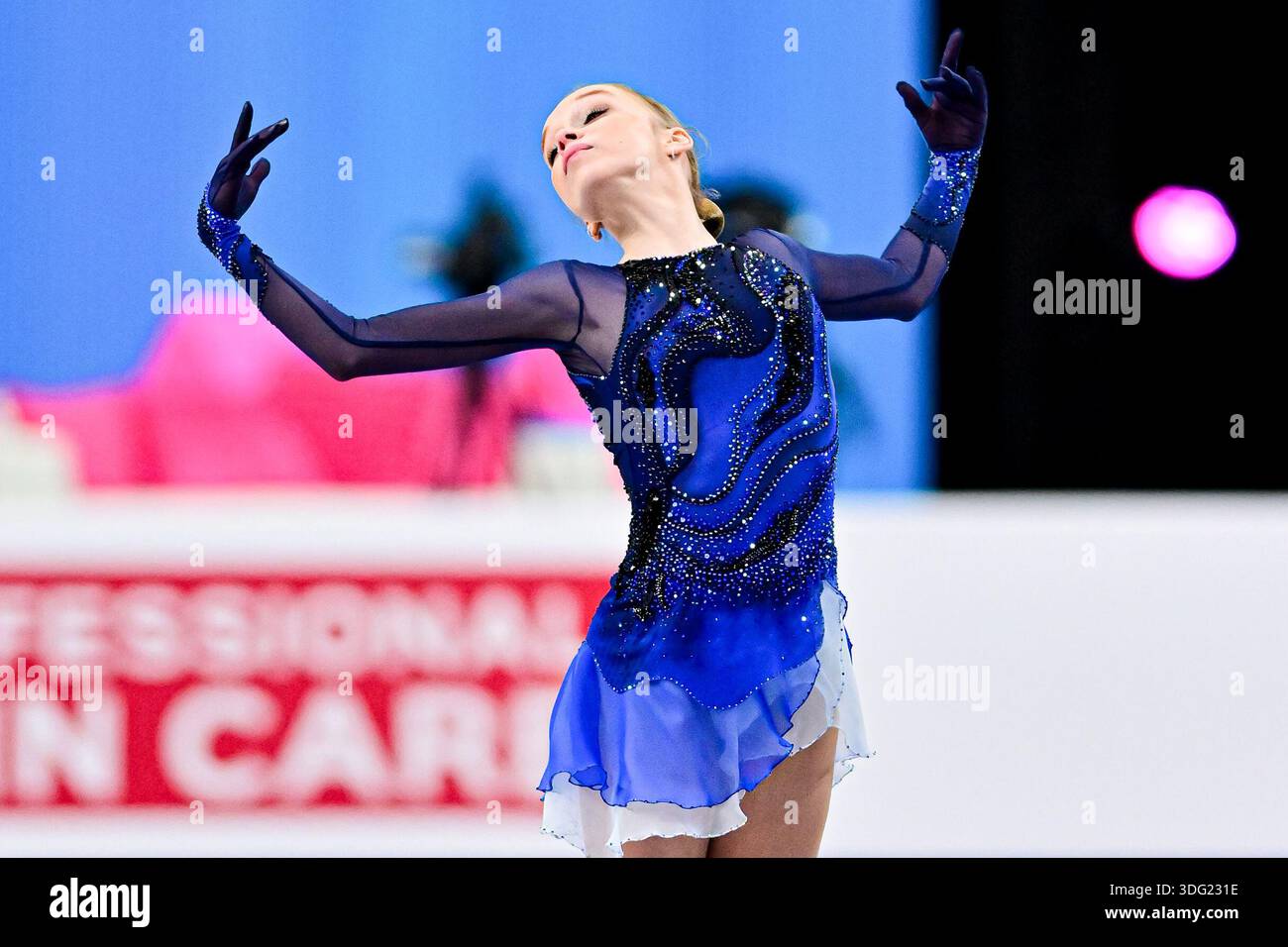 Mariia SENIUK (ISR), during Women Short Program, at the ISU Figure ...