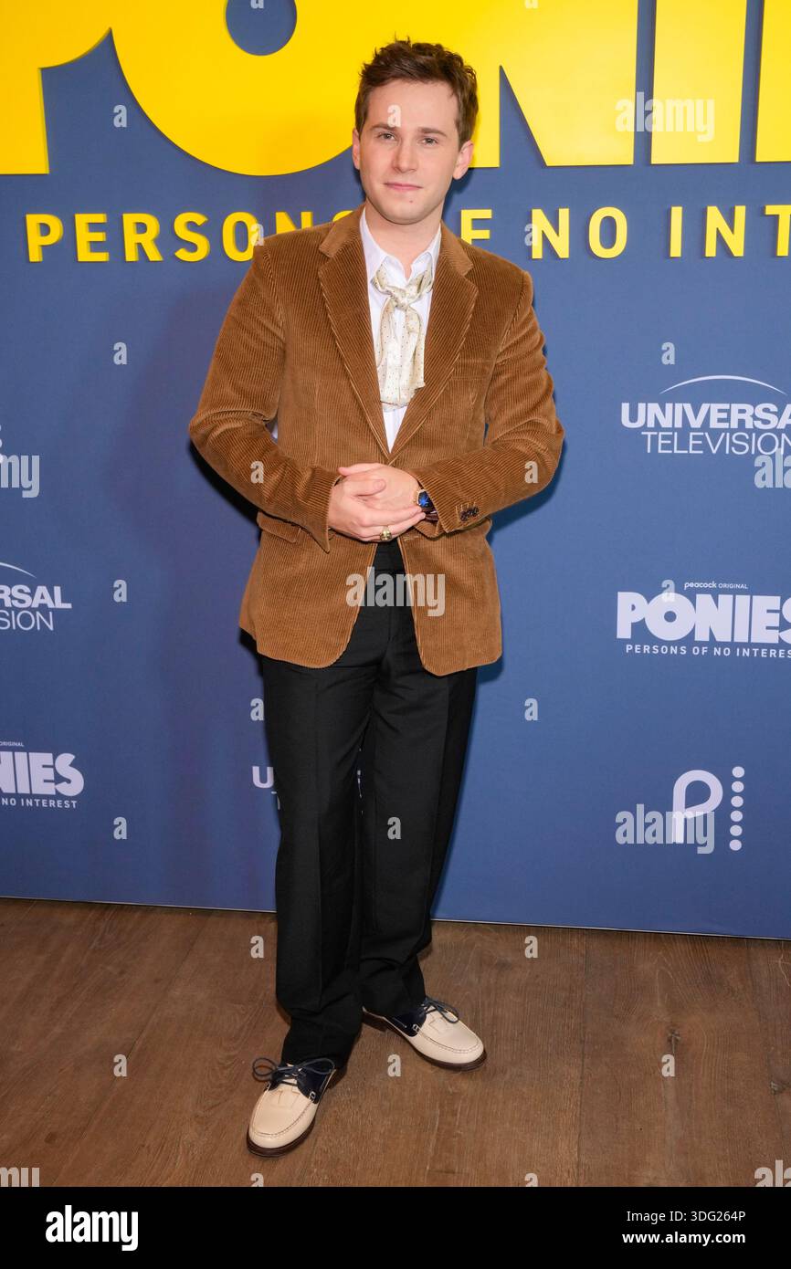 Nicholas Podany attends the Peacock original drama series premiere of ...
