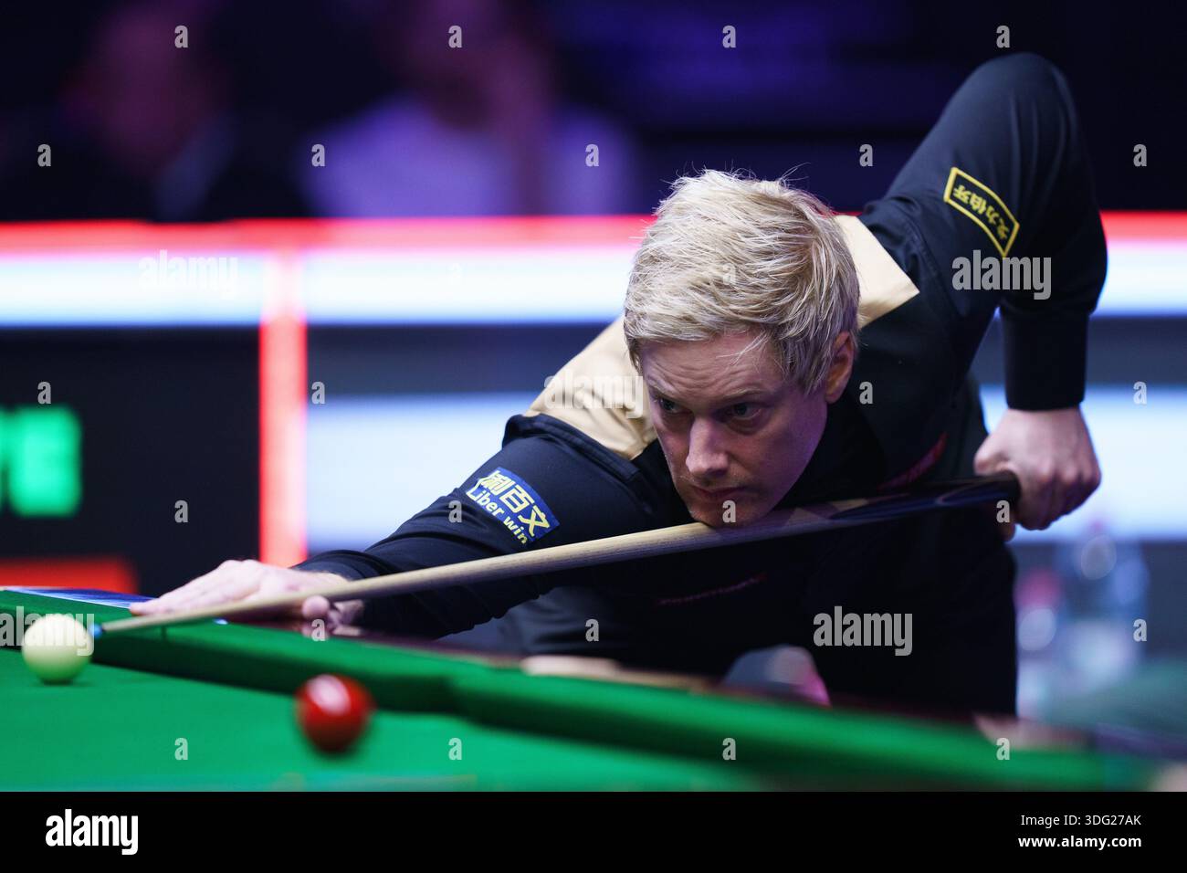 Neil Robertson during the first round match between Neil Robertson and ...