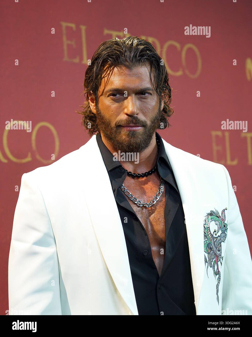 Turkish actor Can Yaman attends the "El Turco" premiere at Cine Palacio ...