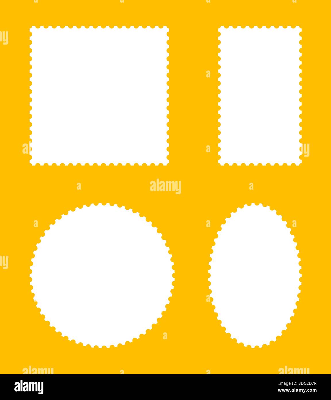 Backdrops for letters, postcards, empty borders. Postage stamp ...