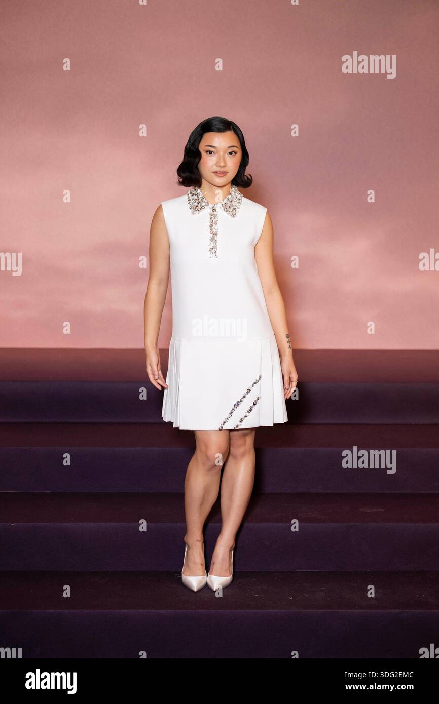 Michelle Mao attends the "Bridgerton" Season 4 Paris World Premiere at ...