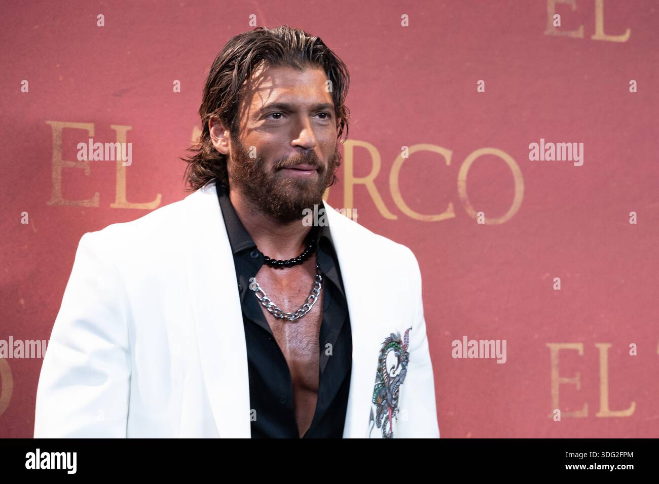 Turkish actor Can Yaman during the presentation of his new TV series ...