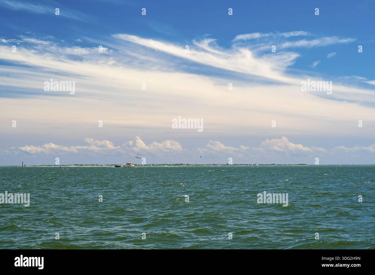 Epic landscape scenery from the preserve and protected island Stock ...