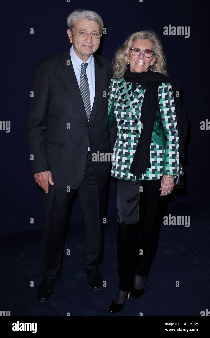 Alain Madelin and his wife attends Figaro's 200Th Anniversary Evening ...