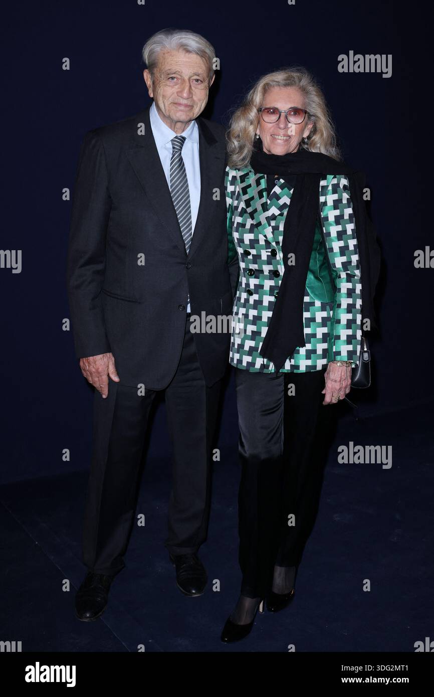 Alain Madelin and his wife attends Figaro's 200Th Anniversary Evening ...