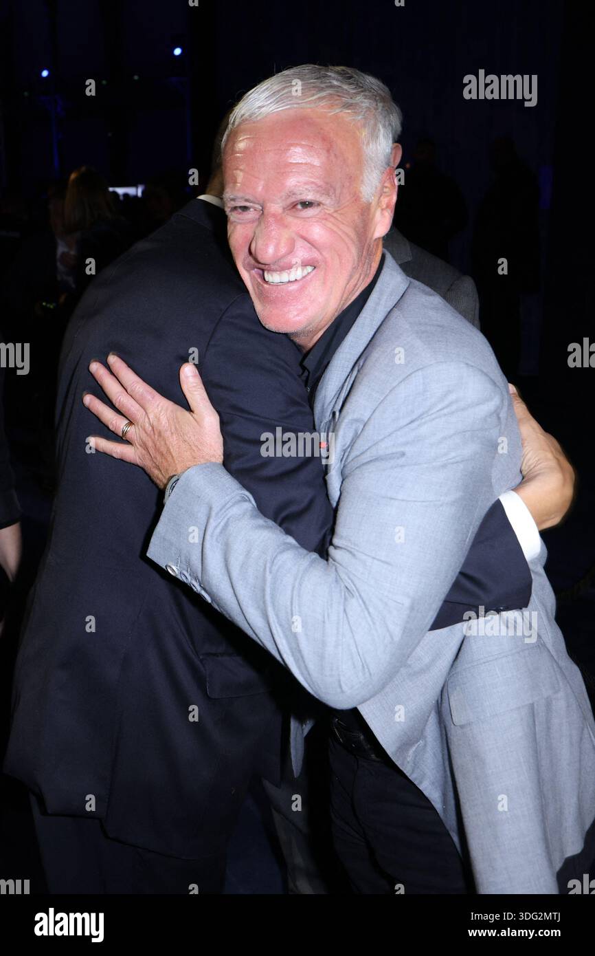 Philippe Diallo and Didier Deschamps attends Figaro's 200Th Anniversary ...