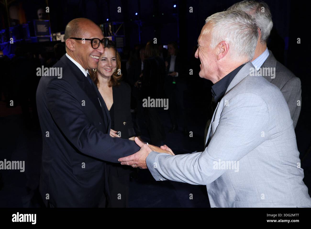 Philippe Diallo and Didier Deschamps attends Figaro's 200Th Anniversary ...
