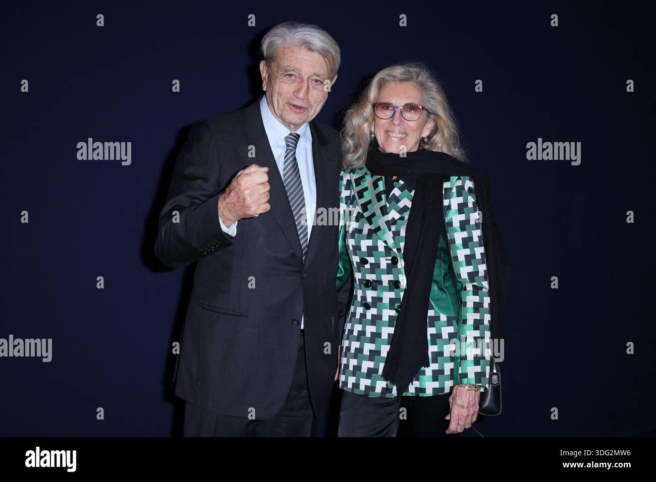 Alain Madelin and his wife attends Figaro's 200Th Anniversary Evening ...