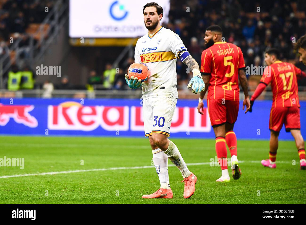 MILANO, ITALY - JANUARY 14: Wladimiro Falcone of US Lecce during the ...
