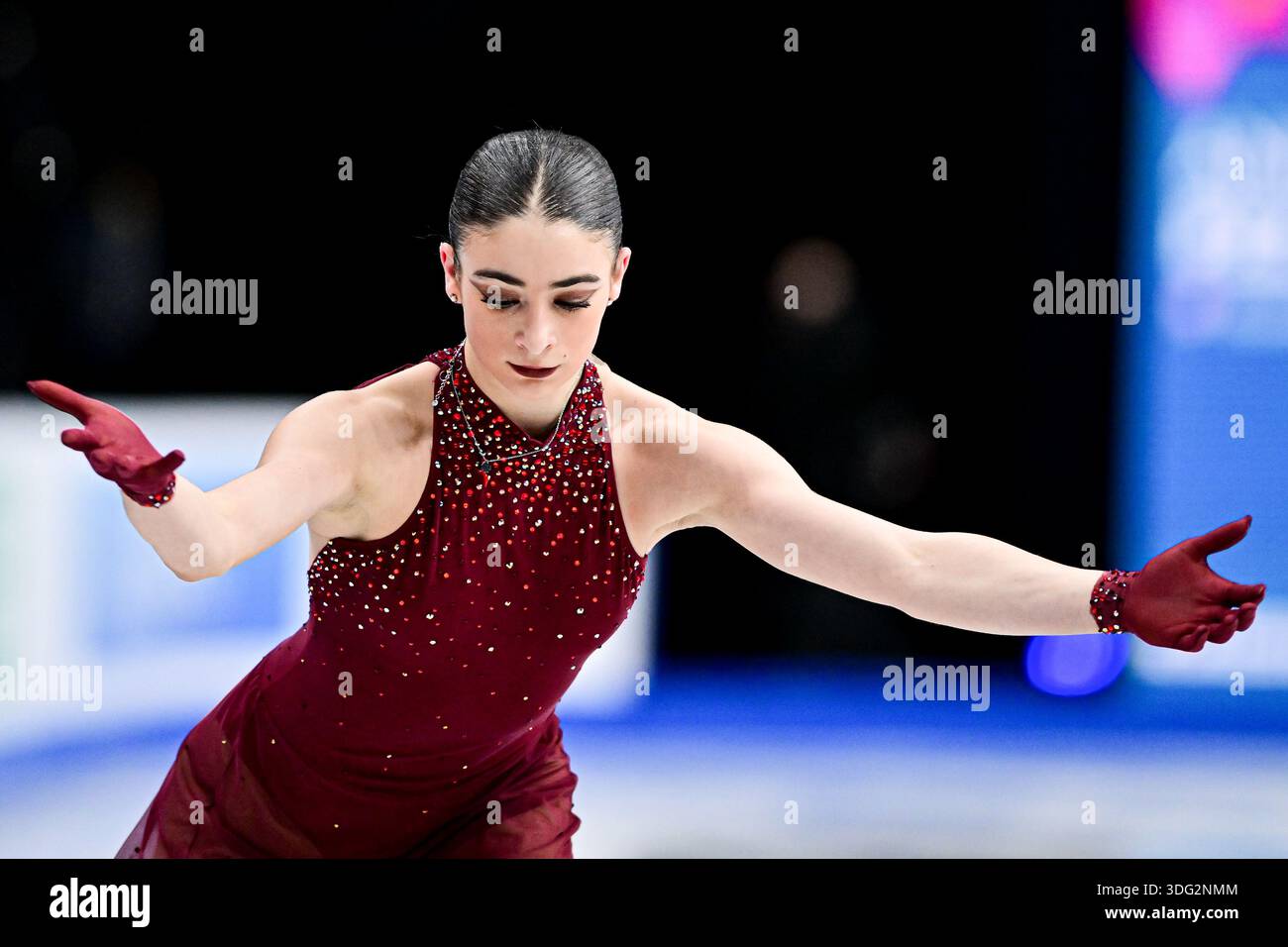 Anna PEZZETTA (ITA), during Women Short Program, at the ISU Figure ...