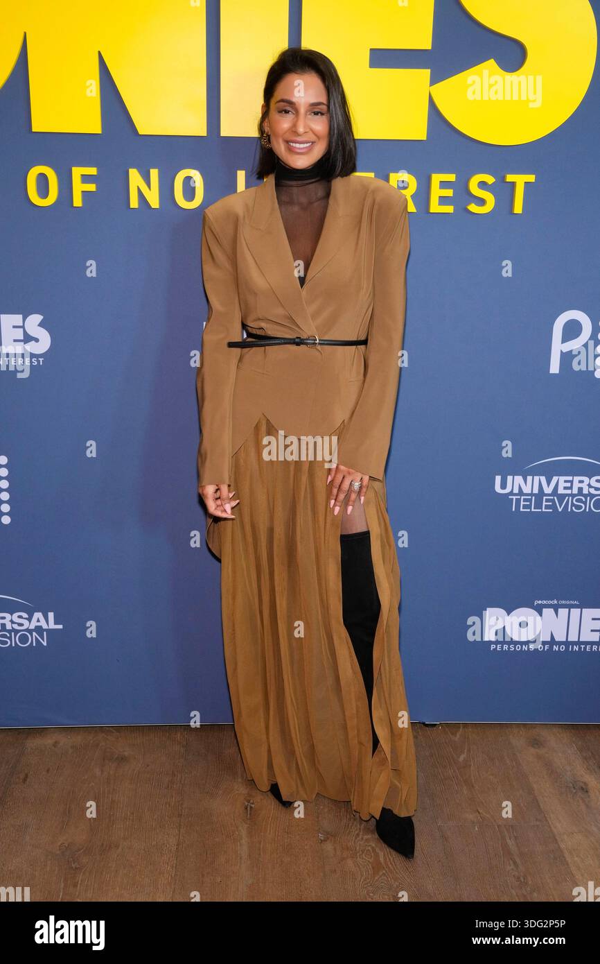 Jessel Taank attends the premiere of Peacock's "Ponies" at The Whitby ...