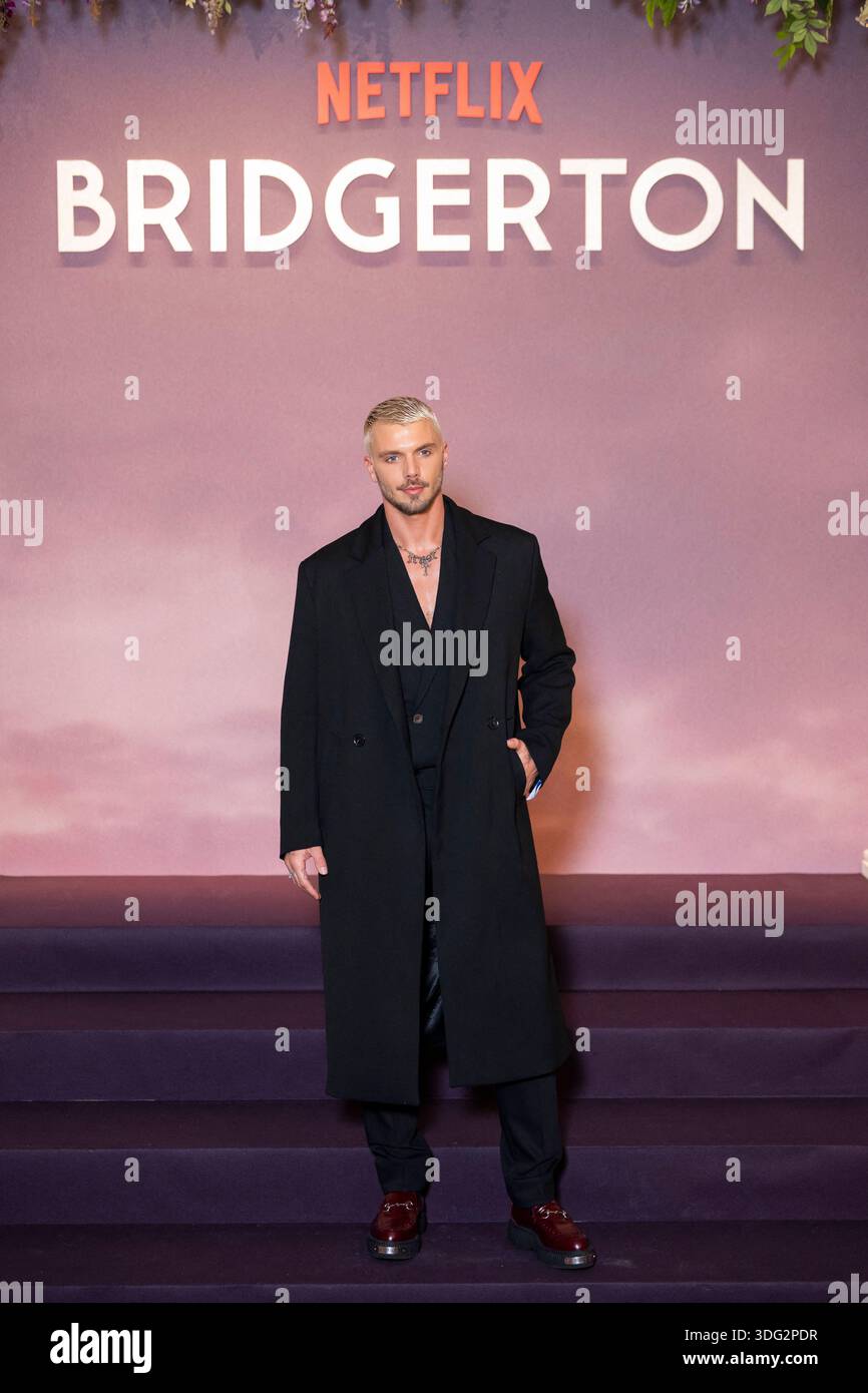 Jonathan Jenvrin attends the "Bridgerton" Season 4 Paris World Premiere ...