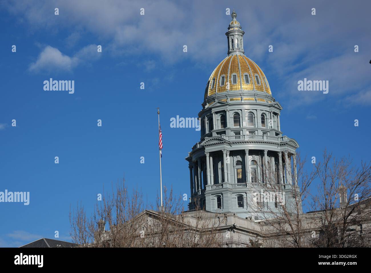 Clouds pass by the dome of the State Capitol Wednesday, Jan. 14, 2026 ...