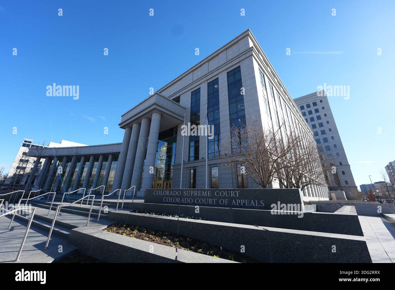 The Ralph Carr Judicial Building, which houses the Colorado Supreme ...
