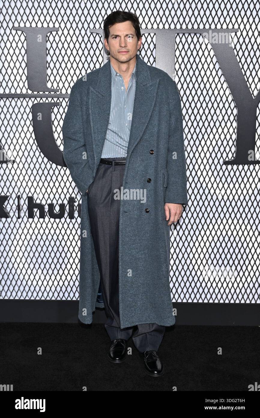 Ashton Kutcher attends the premiere of FX's "The Beauty" at the Museum ...