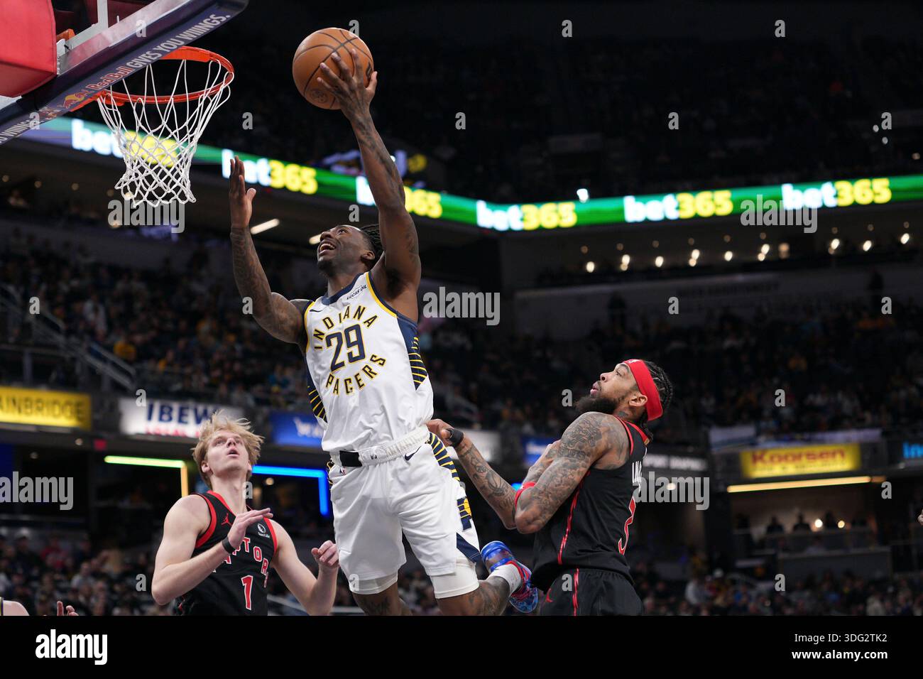 Indiana Pacers guard Quenton Jackson (29) shoots in front of Toronto ...