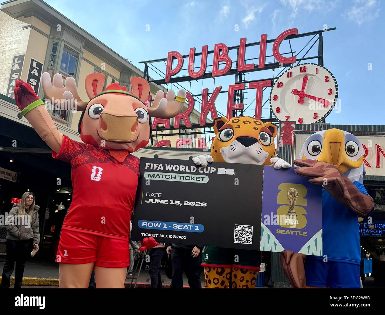 FIFA World Cup 2026 mascots Maple the Moose, Zayu the Jaguar, and ...