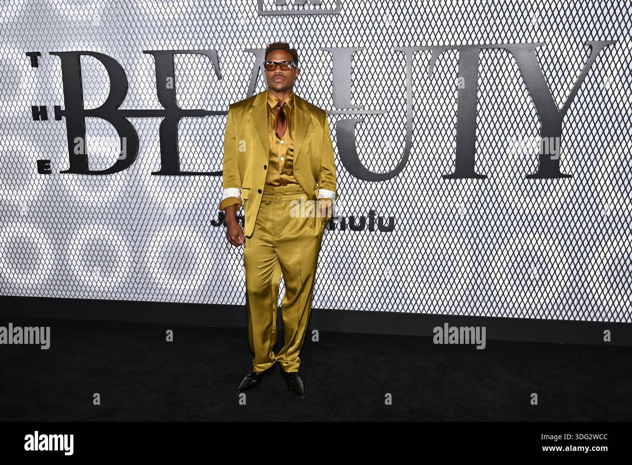 Jeremy Pope attends the premiere of FX's "The Beauty" at the Museum of ...