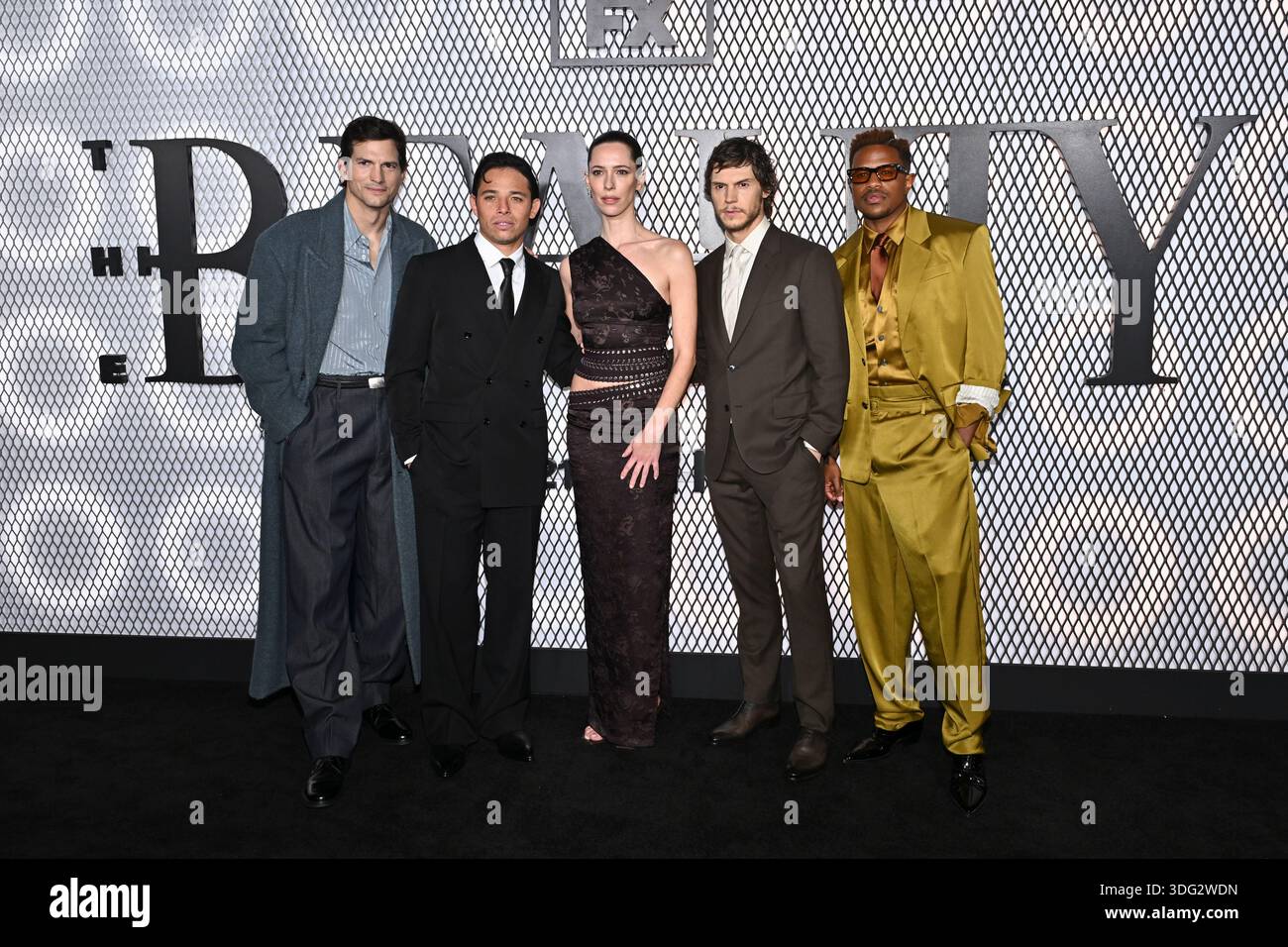 Ashton Kutcher, from left, Anthony Ramos, Rebecca Hall, Evan Peters ...