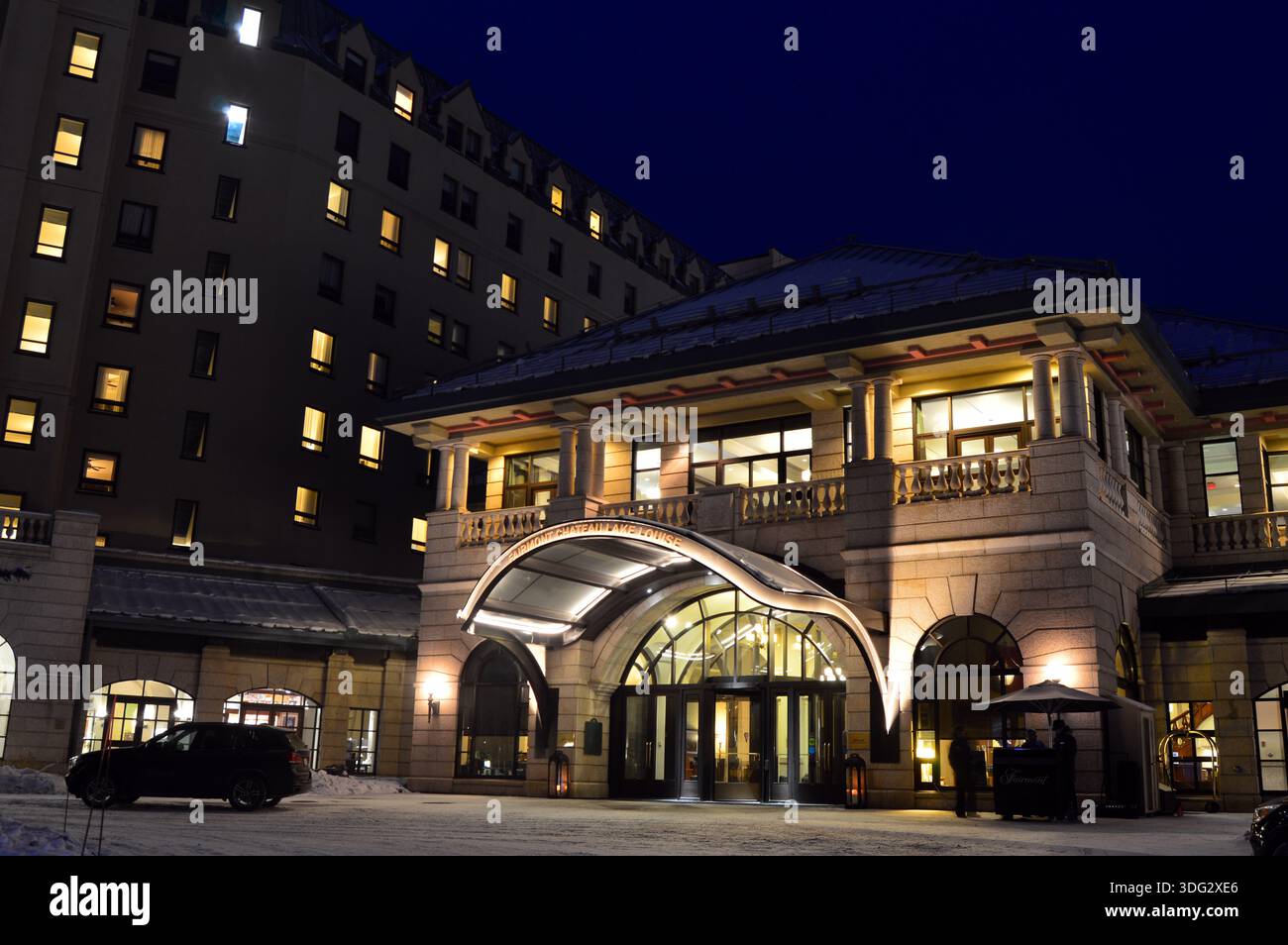 Banff National Park, AB, Canada November 9, 2017 The Chateau Lake ...