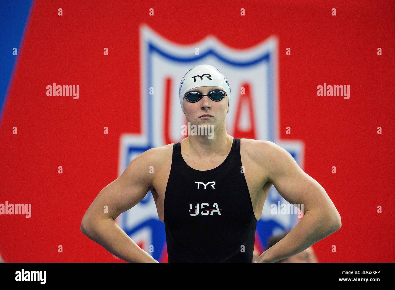 January 14, 2026: Katie Ledecky competing in the WomenÕs 1500 LC Meter ...
