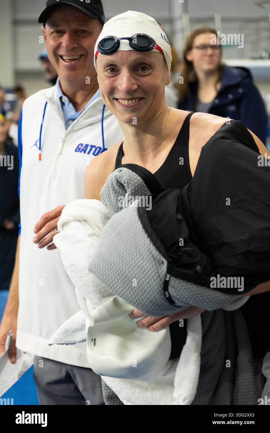 January 14, 2026: Katie Ledecky winning the WomenÕs 1500 LC Meter ...