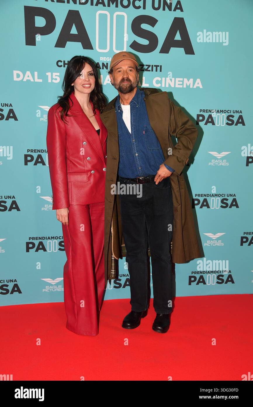 Rome, Cinema Adriano Premiere of the film "Let's Take a Break", In the ...