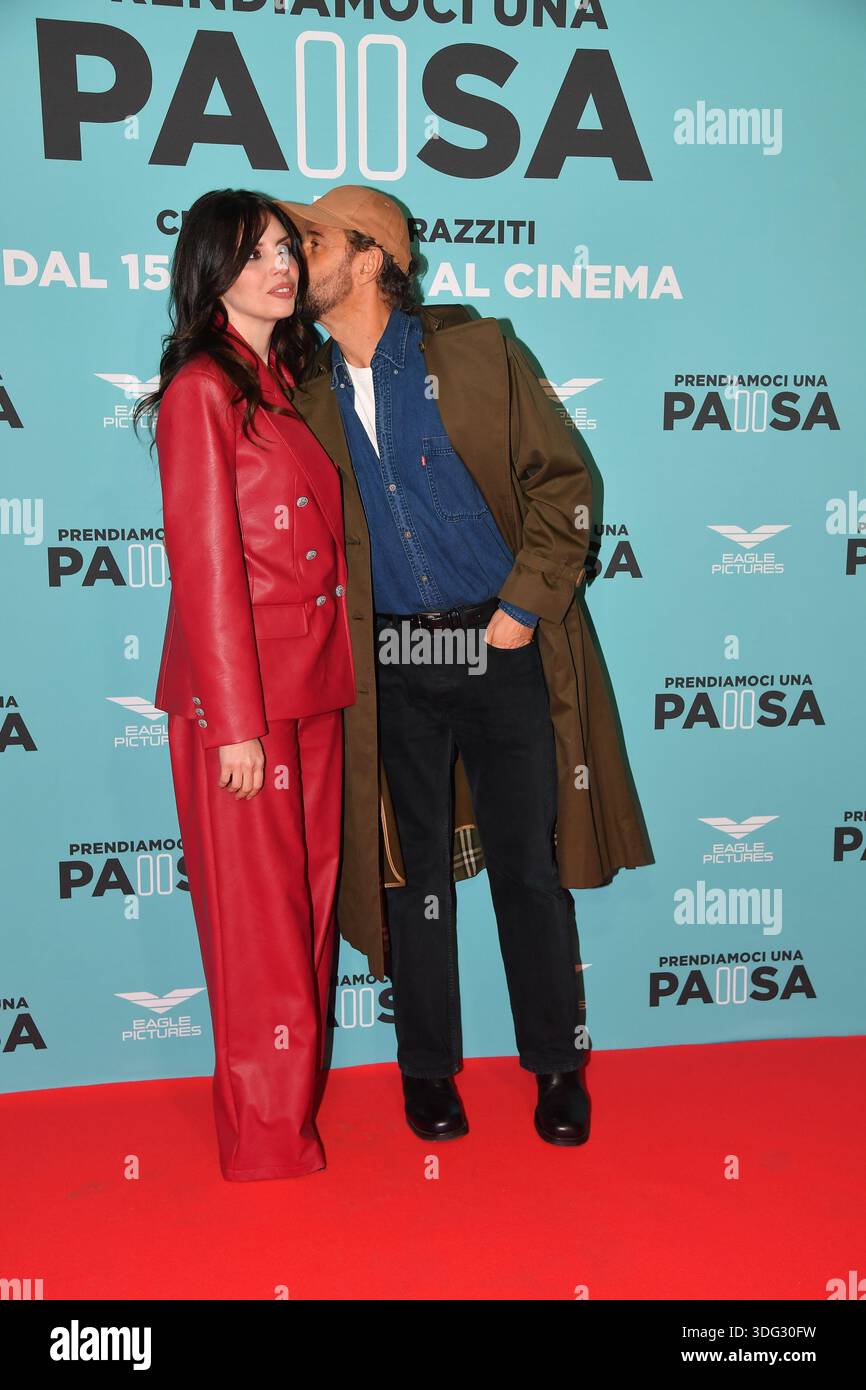 Rome, Italy. 14th Jan, 2026. Rome, Cinema Adriano Premiere of the film ...