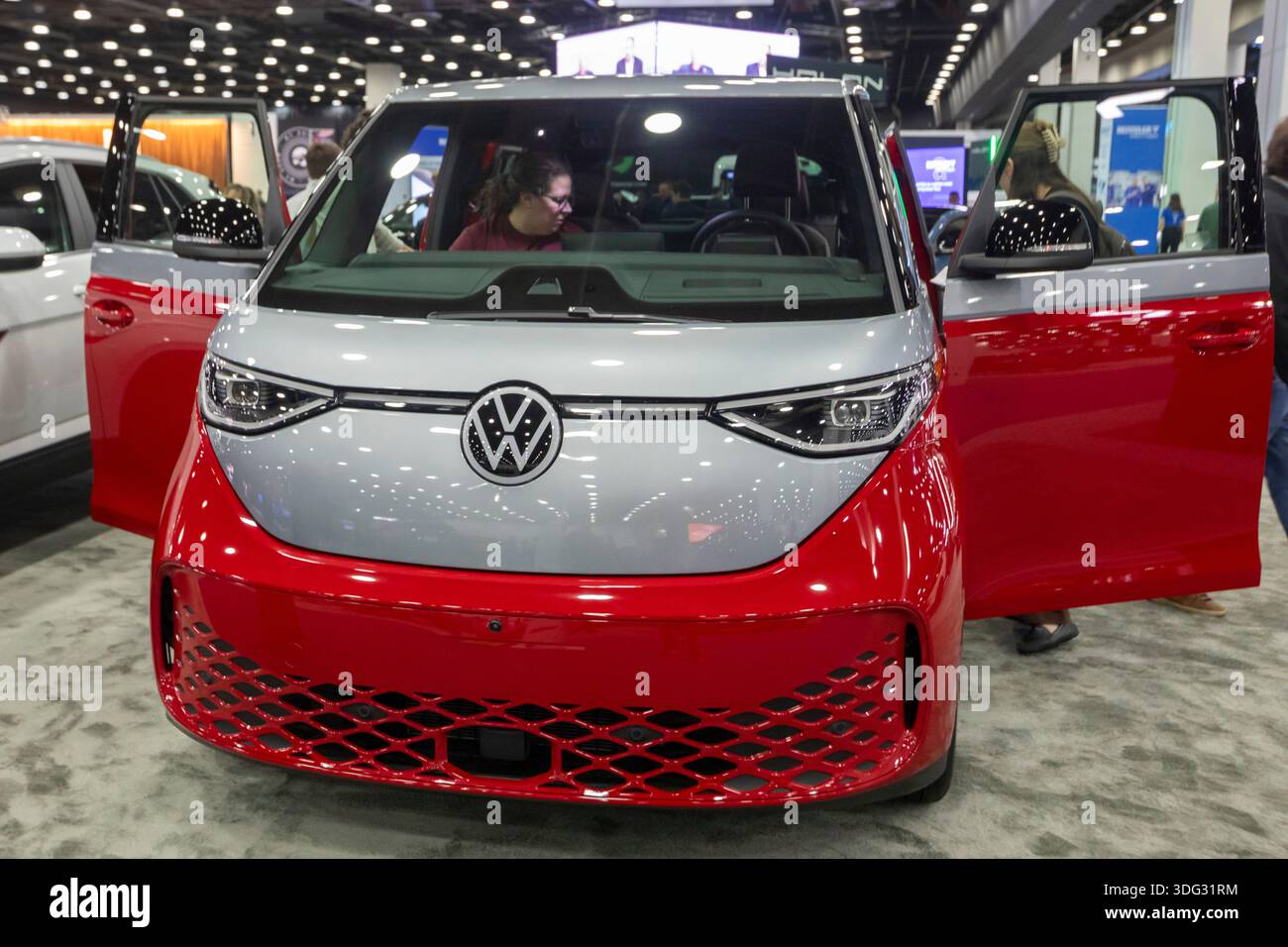 Detroit, Michigan USA - 14 January 2026 - The VW ID Buzz on display at ...