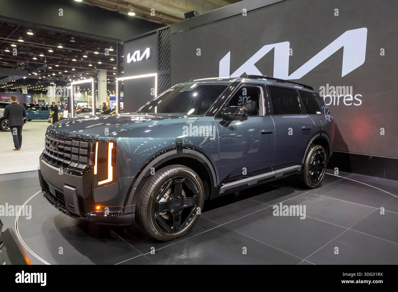 Detroit, Michigan USA - 14 January 2026 - The 2027 Kia Telluride Hybrid ...