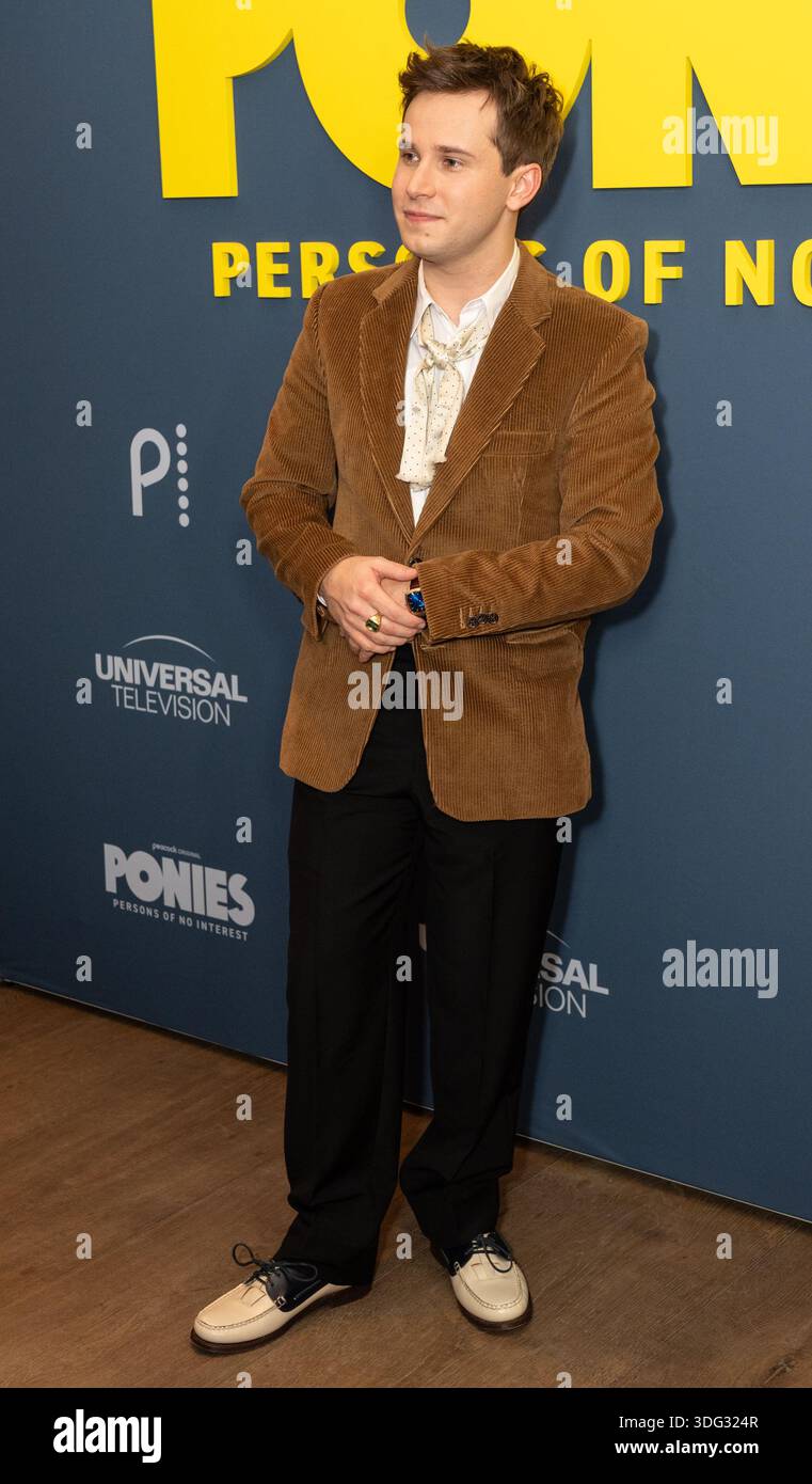 Nicholas Podany attends premiere event for the new Peacock Original ...
