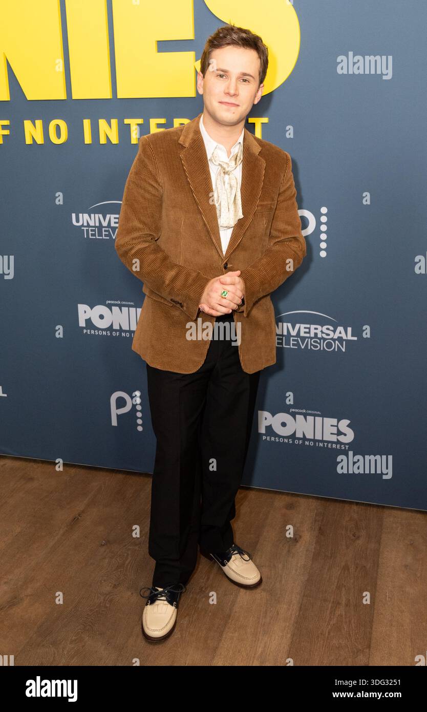 Nicholas Podany attends premiere event for the new Peacock Original ...