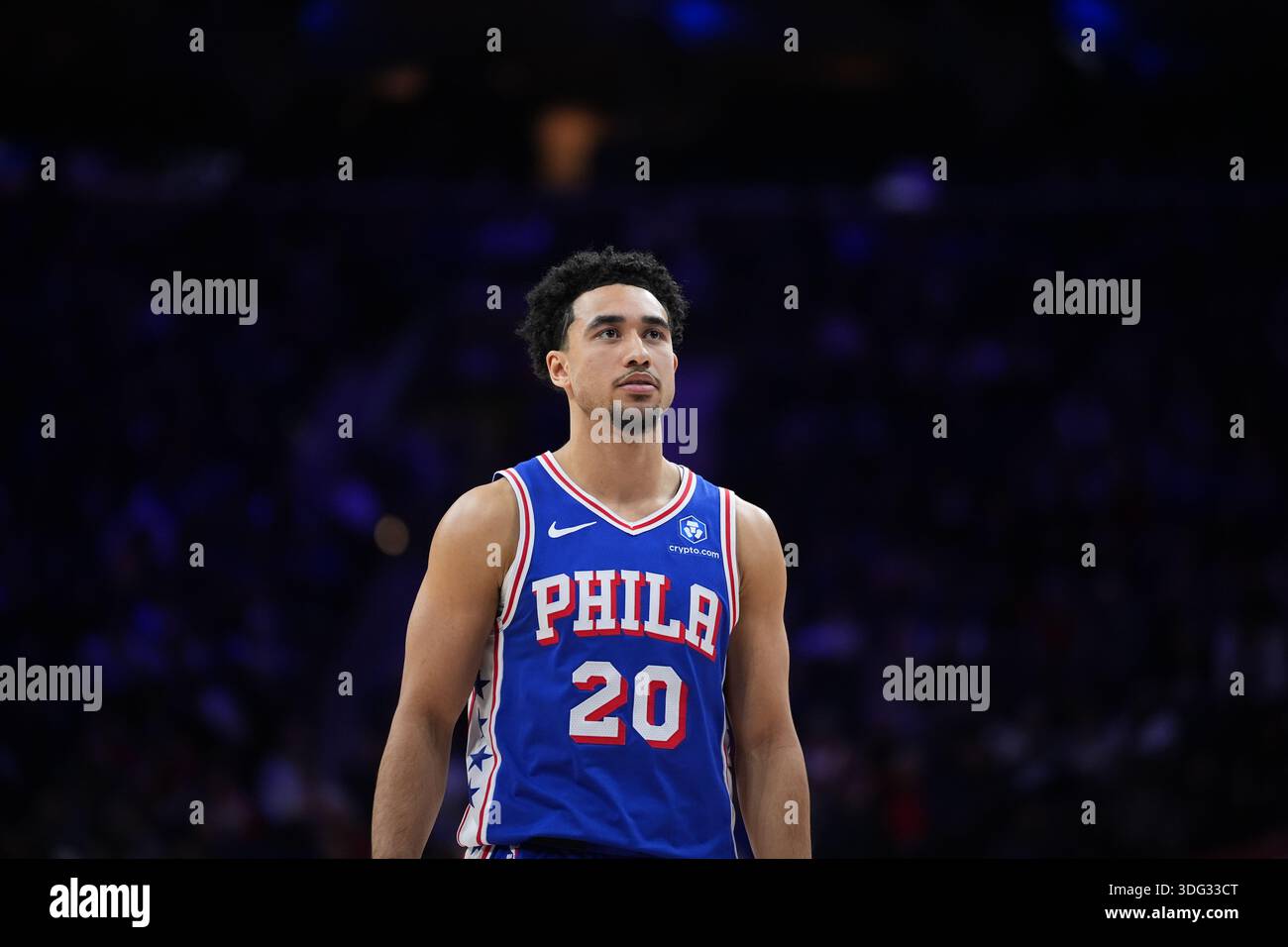 Philadelphia 76ers' Jared McCain plays during an NBA basketball game ...