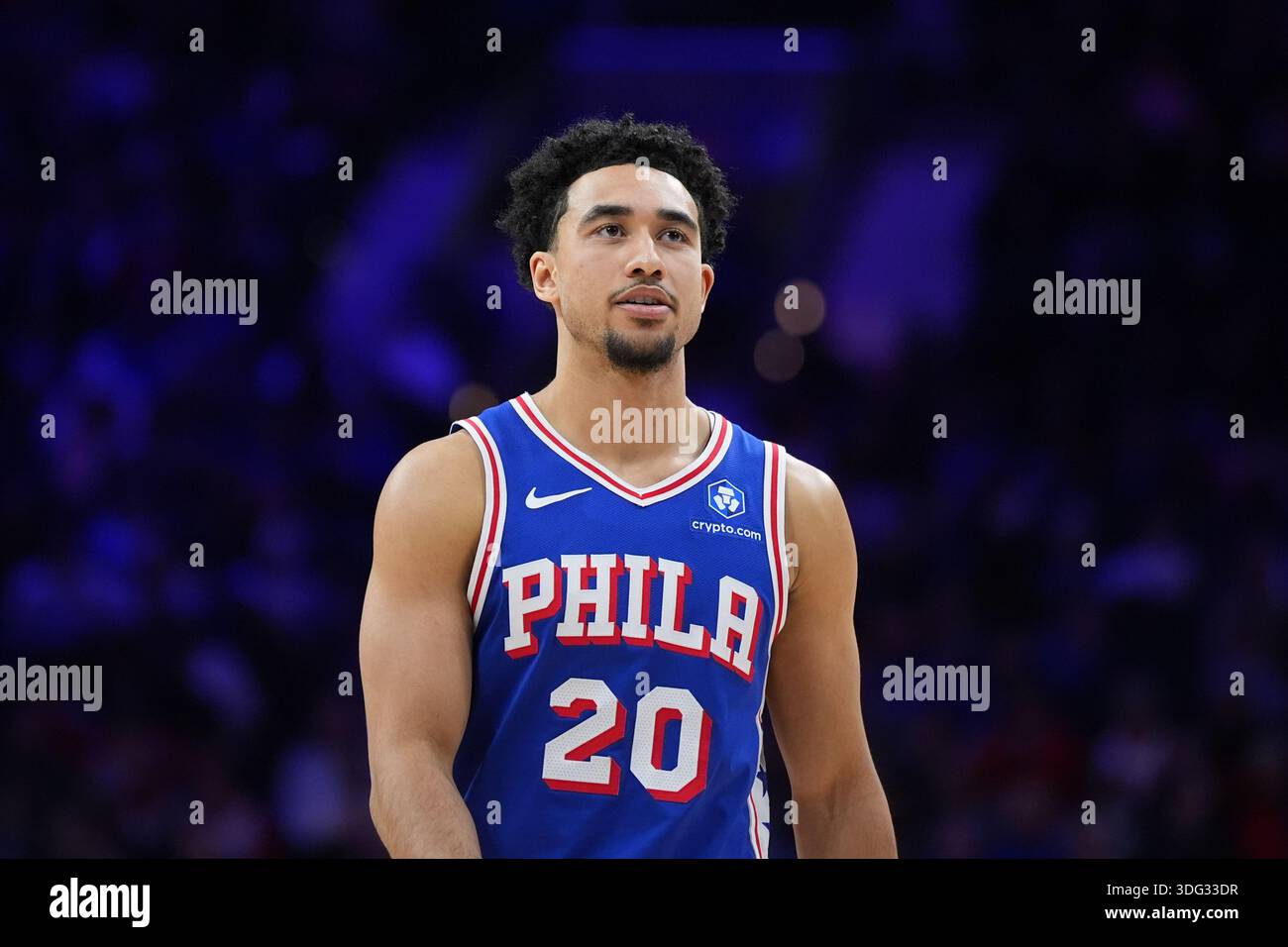 Philadelphia 76ers' Jared McCain plays during an NBA basketball game ...