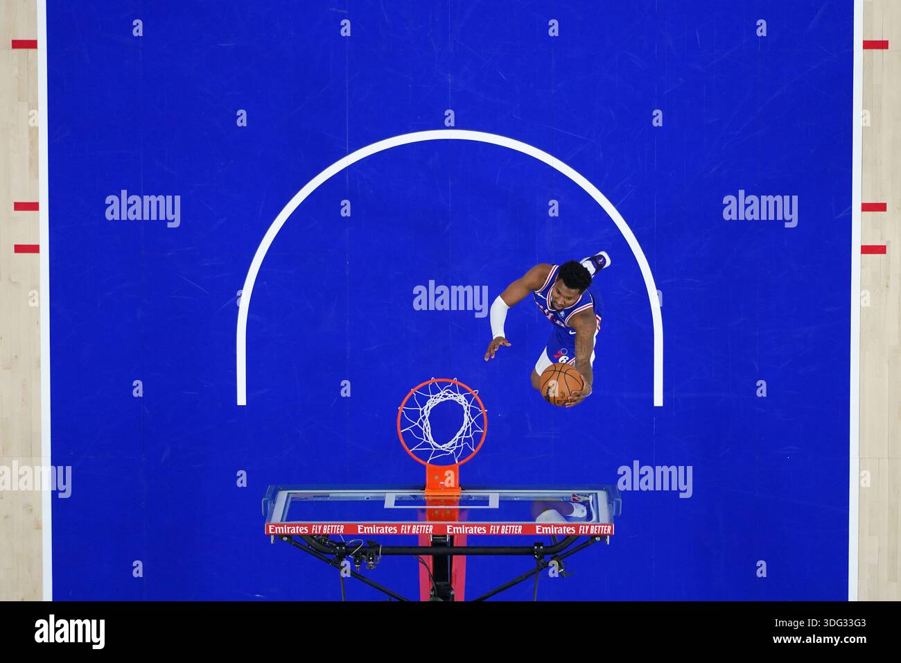 Philadelphia 76ers' Justin Edwards plays during an NBA basketball game ...