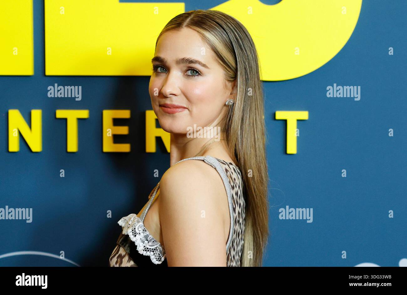 Haley Lu Richardson arrives on the red carpet for Peacock's "Ponies ...
