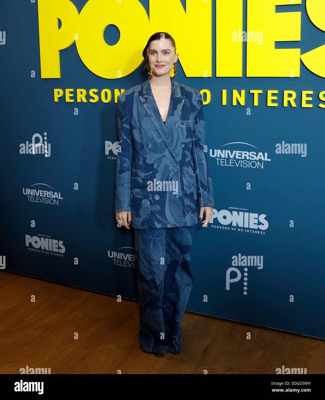 Vic Michaelis arrives on the red carpet for Peacock's "Ponies" New York ...