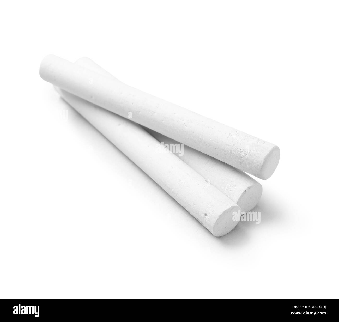 Chalks isolated on white background Stock Photo - Alamy