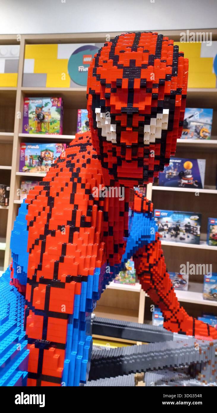 Toronto, ON, Canada - January 5, 2026: A life-sized superhero figure ...