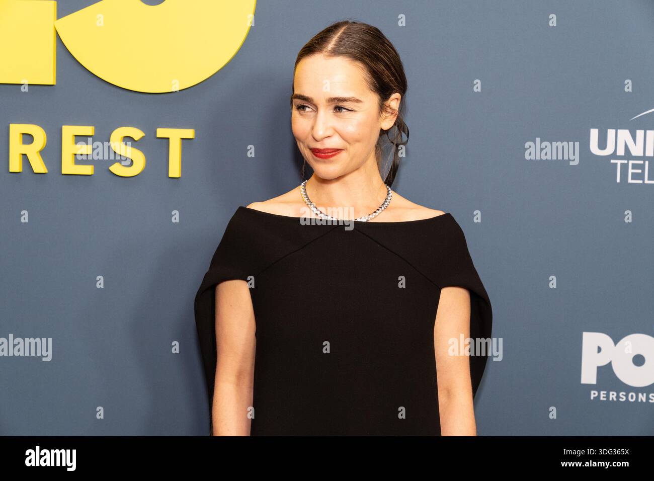 Emilia Clarke wearing dress by The Row attends premiere event for the ...