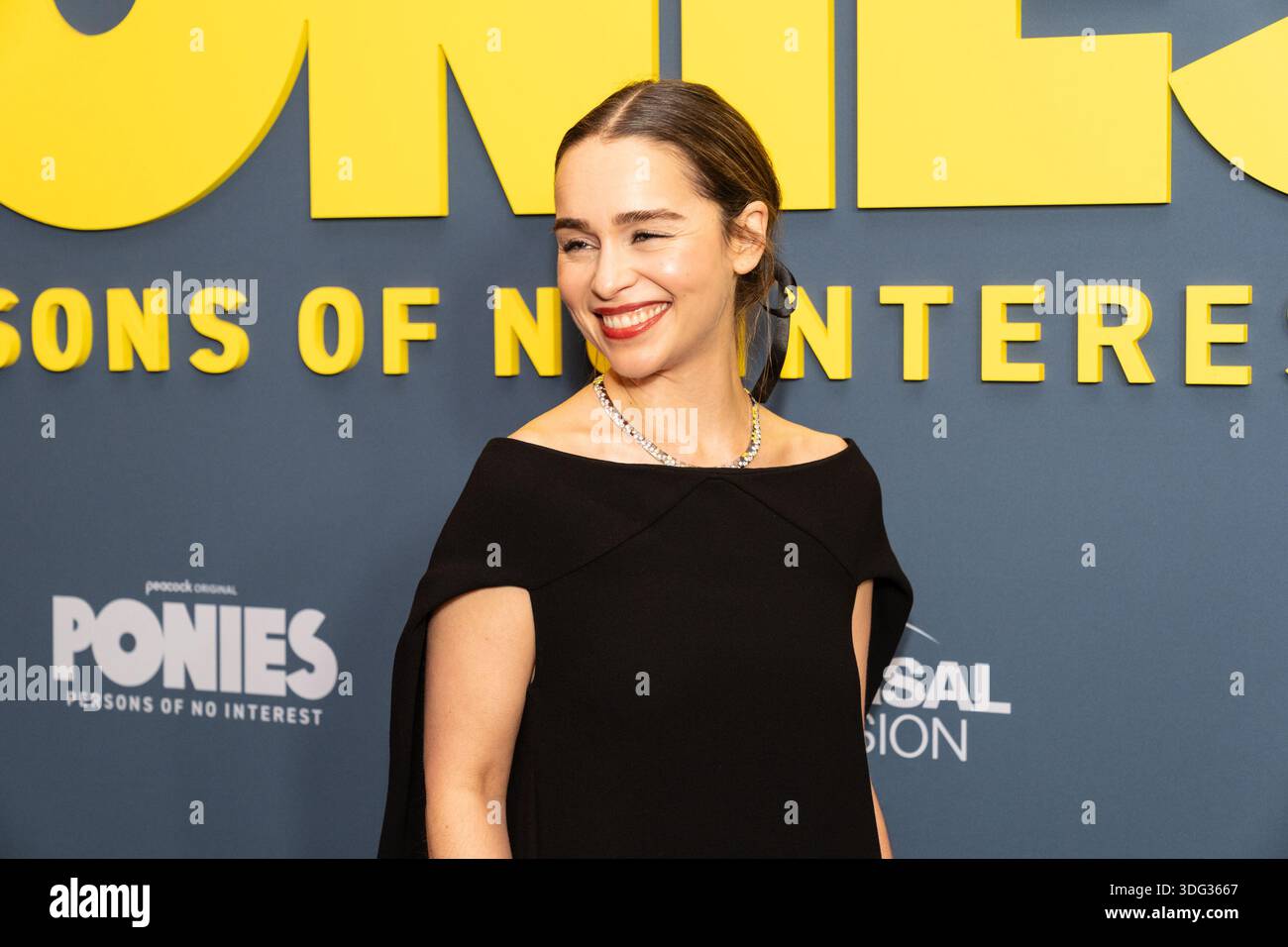 Emilia Clarke wearing dress by The Row attends premiere event for the ...
