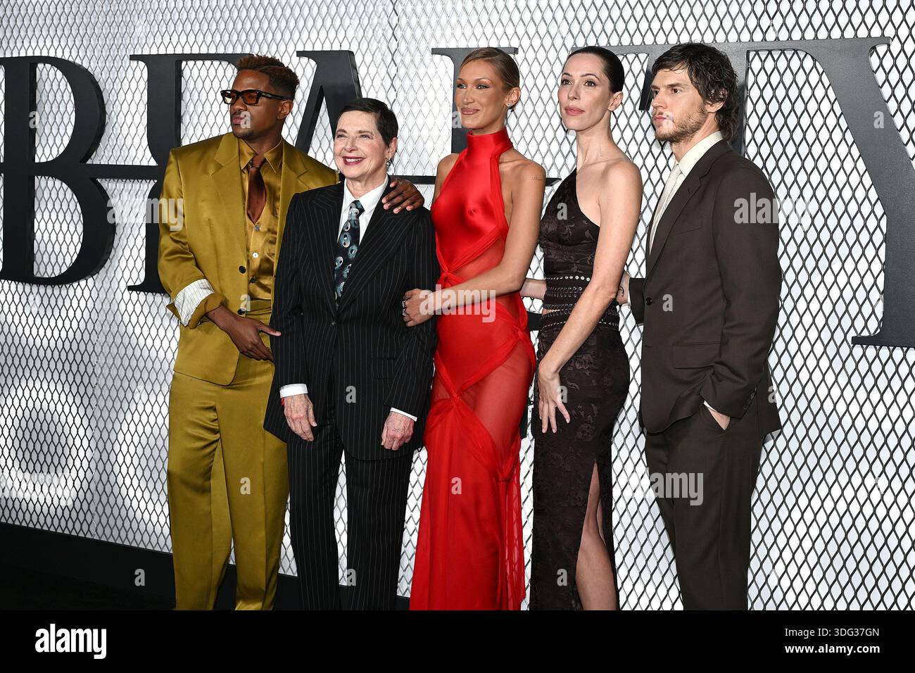 jeremy Pope, Rosselini, Bella Hadid, Rebecca Hall & Even Peters attend ...