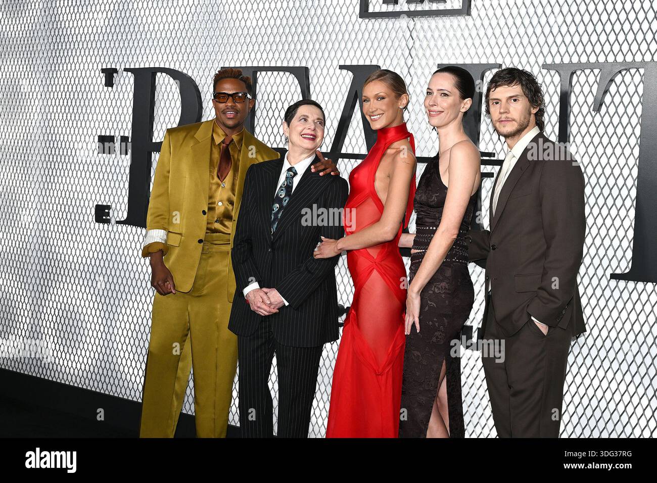 jeremy Pope, Rosselini, Bella Hadid, Rebecca Hall & Even Peters attend ...