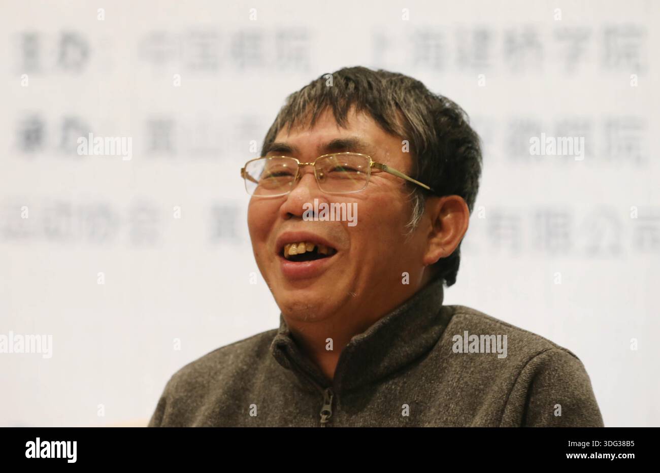 Chinese Go player Nie Weiping attends the opening ceremony of the 2014 ...