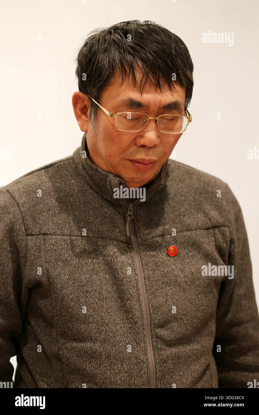 Chinese Go player Nie Weiping attends the opening ceremony of the 2014 ...