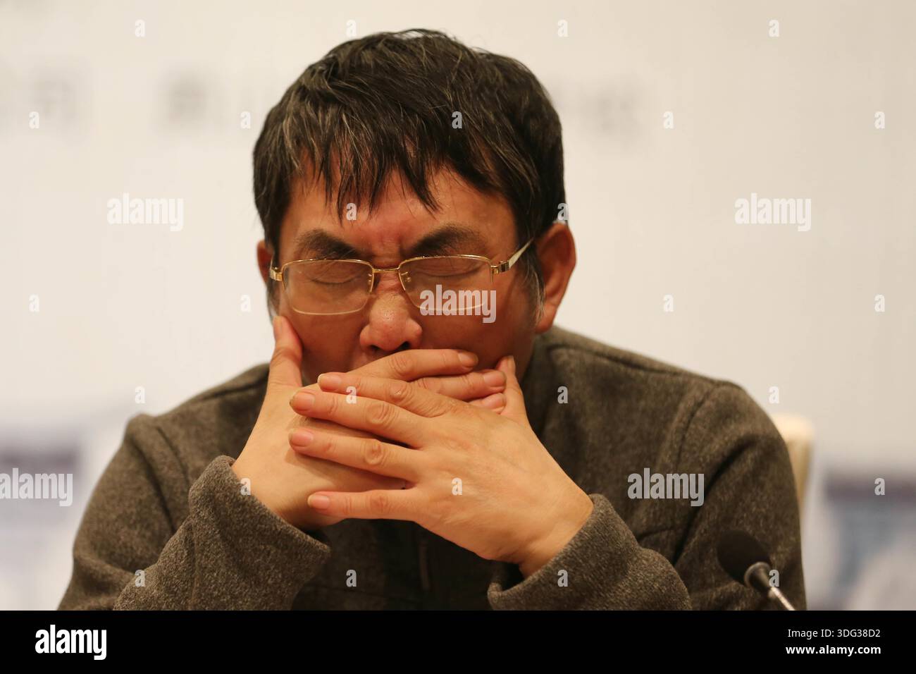 Chinese Go player Nie Weiping attends the opening ceremony of the 2014 ...