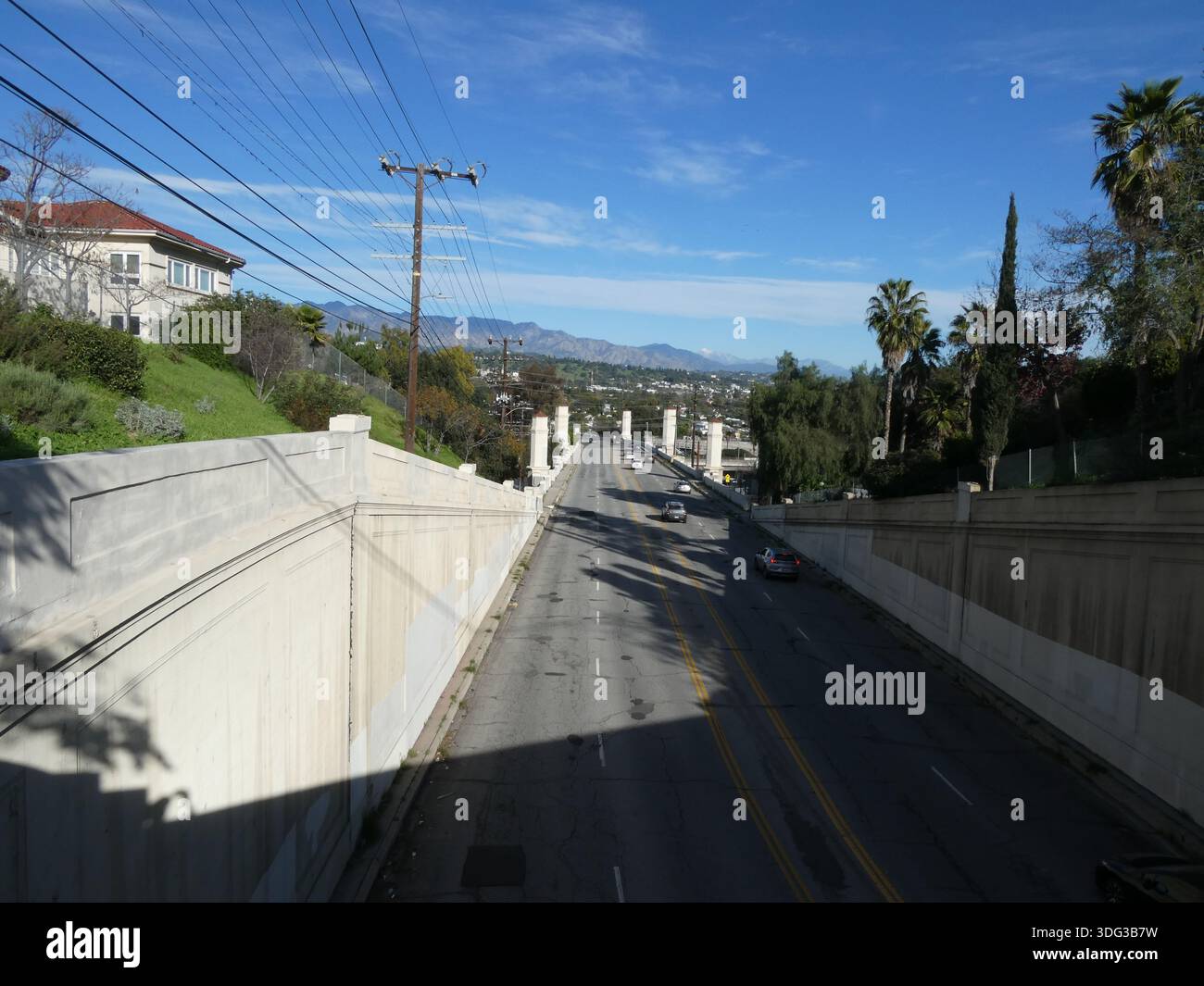 Los Angeles, California, USA 14th January 2026 Hyperion Avenue on ...