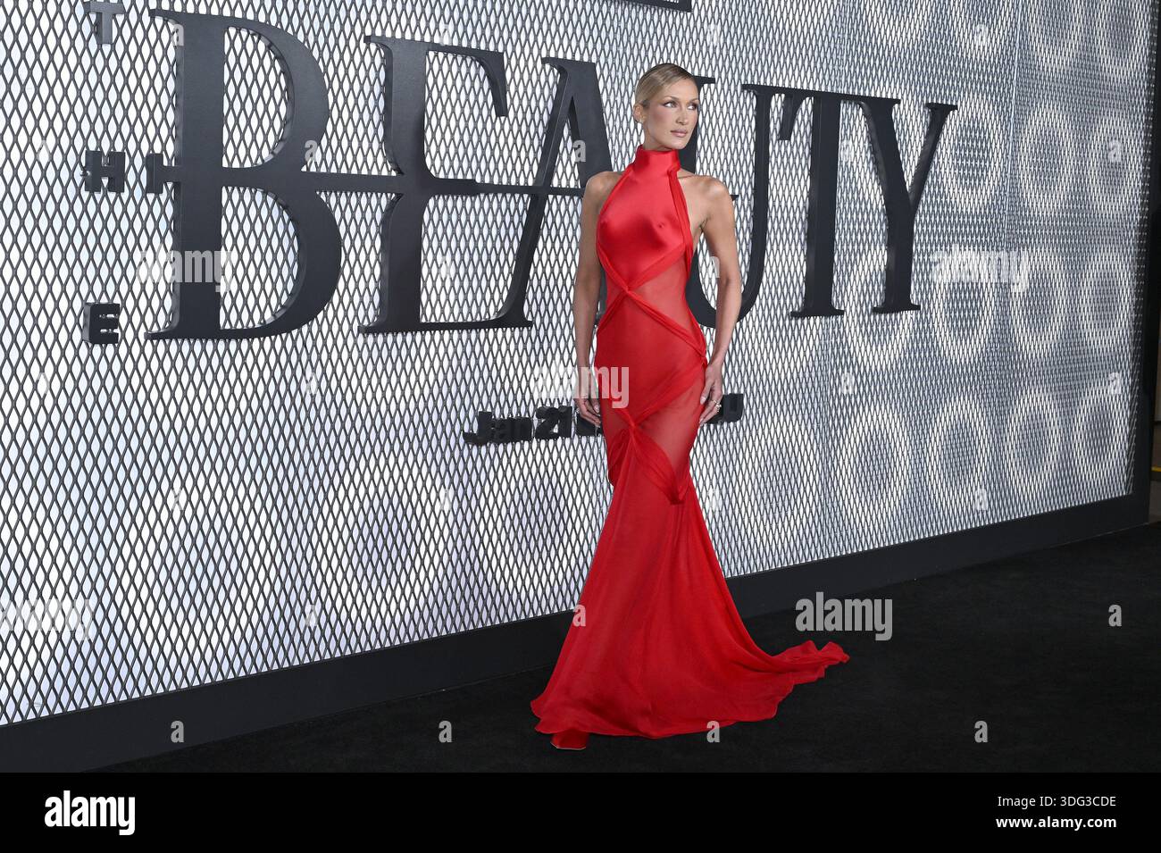 New York, USA. 14th Jan, 2026. Bella Hadid walking the red carpet at FX ...